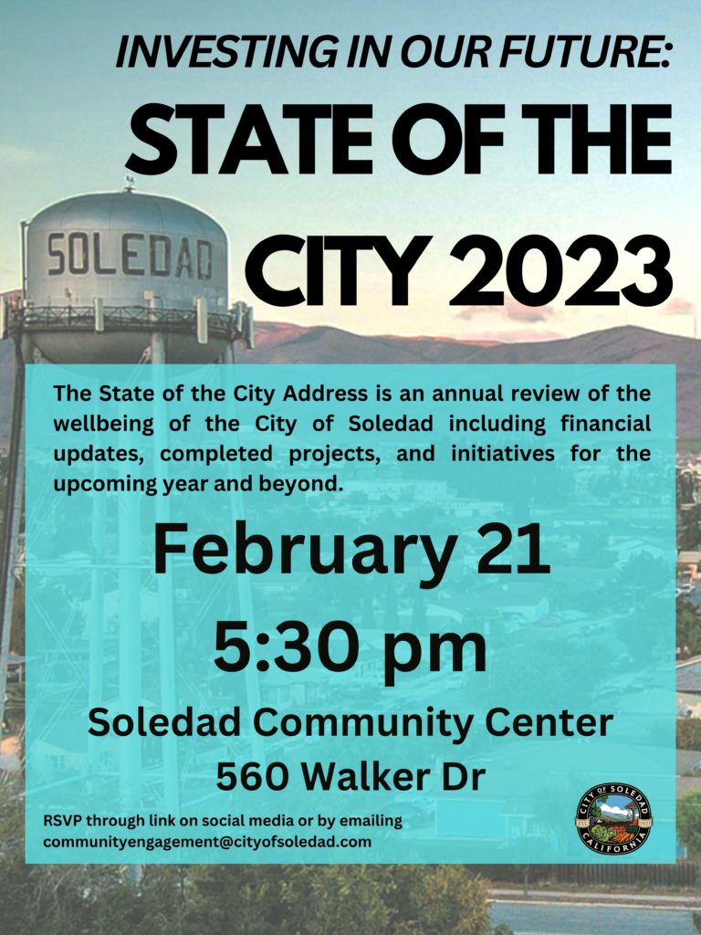 State of the City Address - City of Soledad