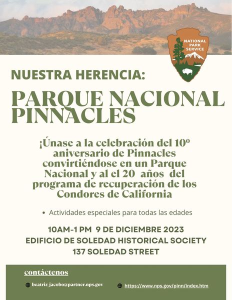 Pinnacles 10 Year Anniversary - City of Soledad