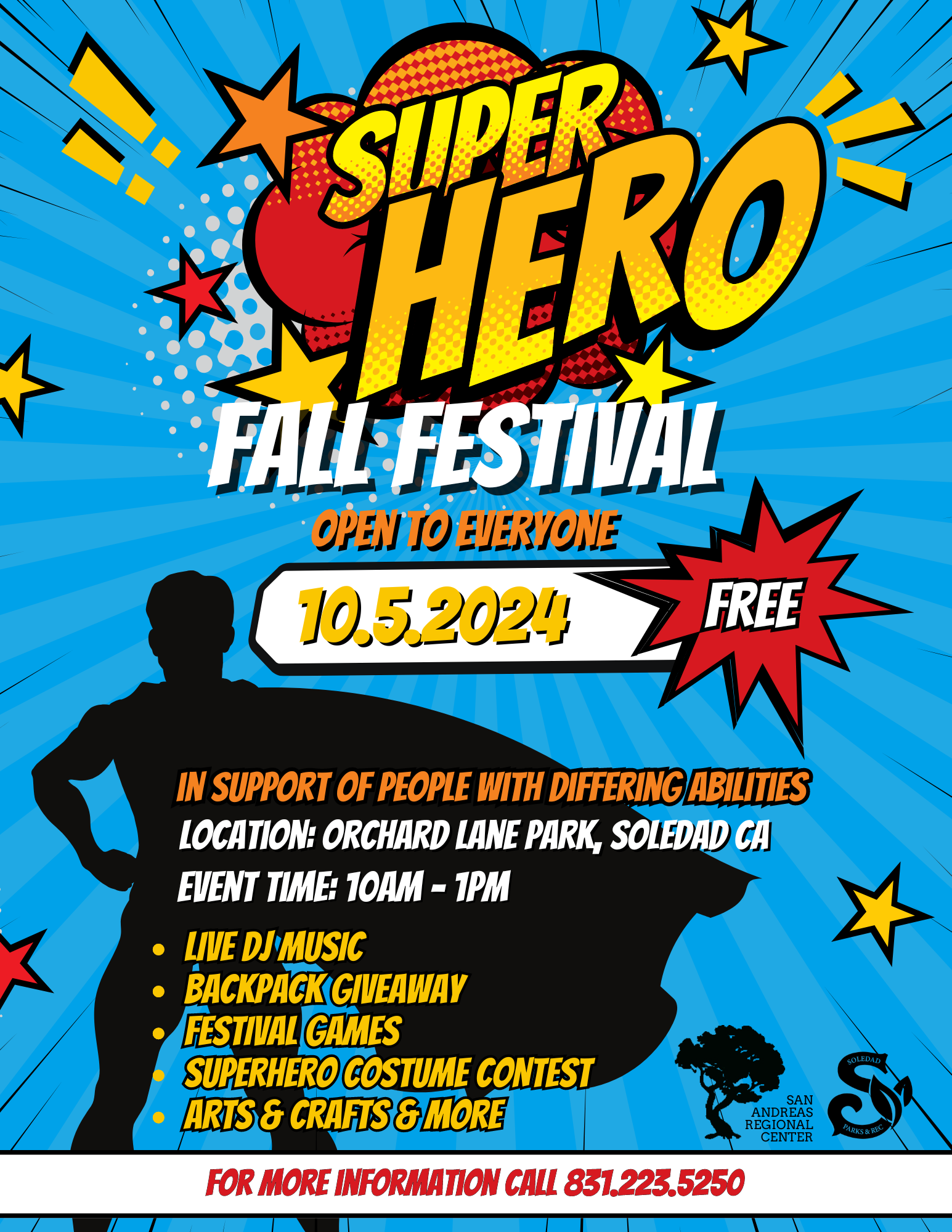 Super Hero Fall Festival - City of Soledad