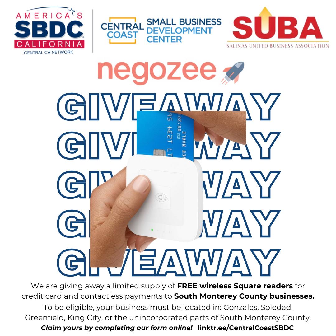 Free Wireless Square Readers for South Monterey County Businesses ...