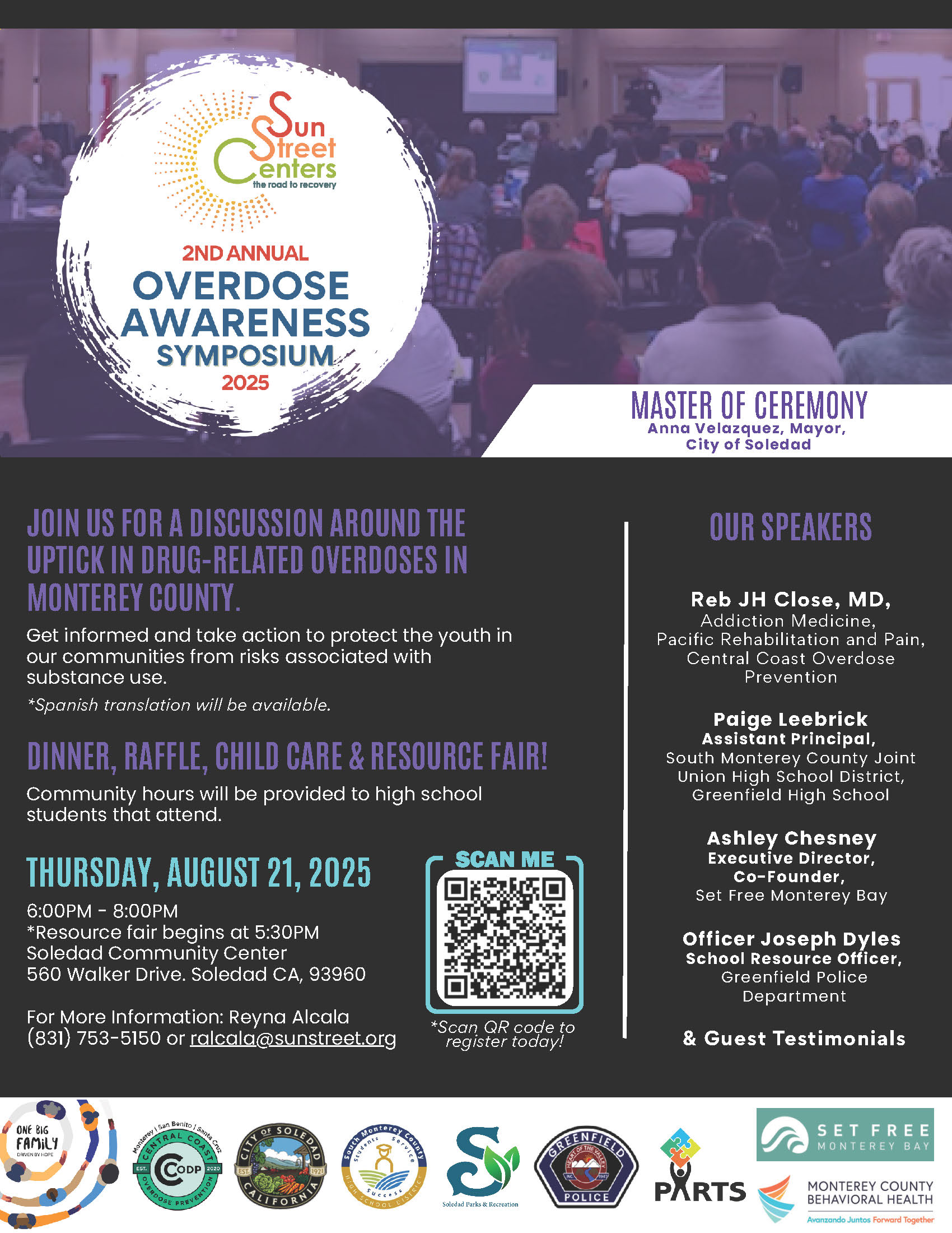 2nd Annual Overdose Awareness Symposium - City of Soledad